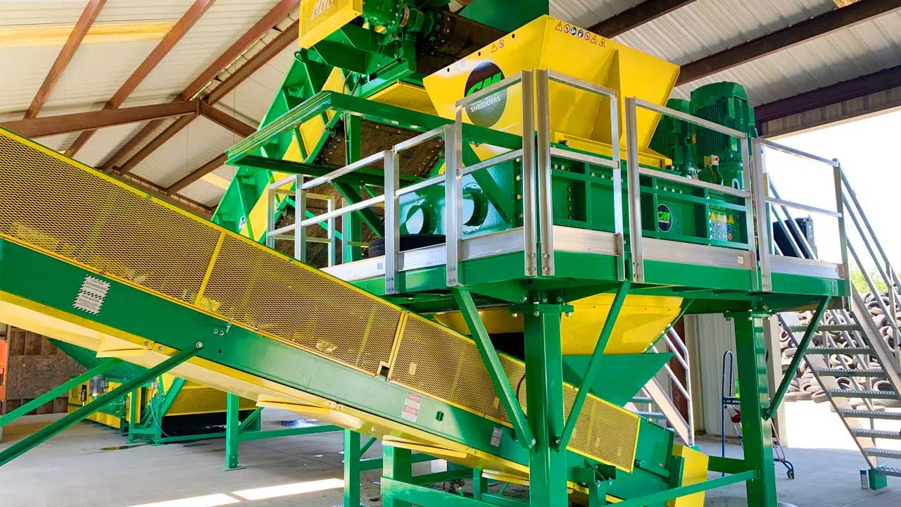 CM Installs Automated Tire Shredding System at SPSA